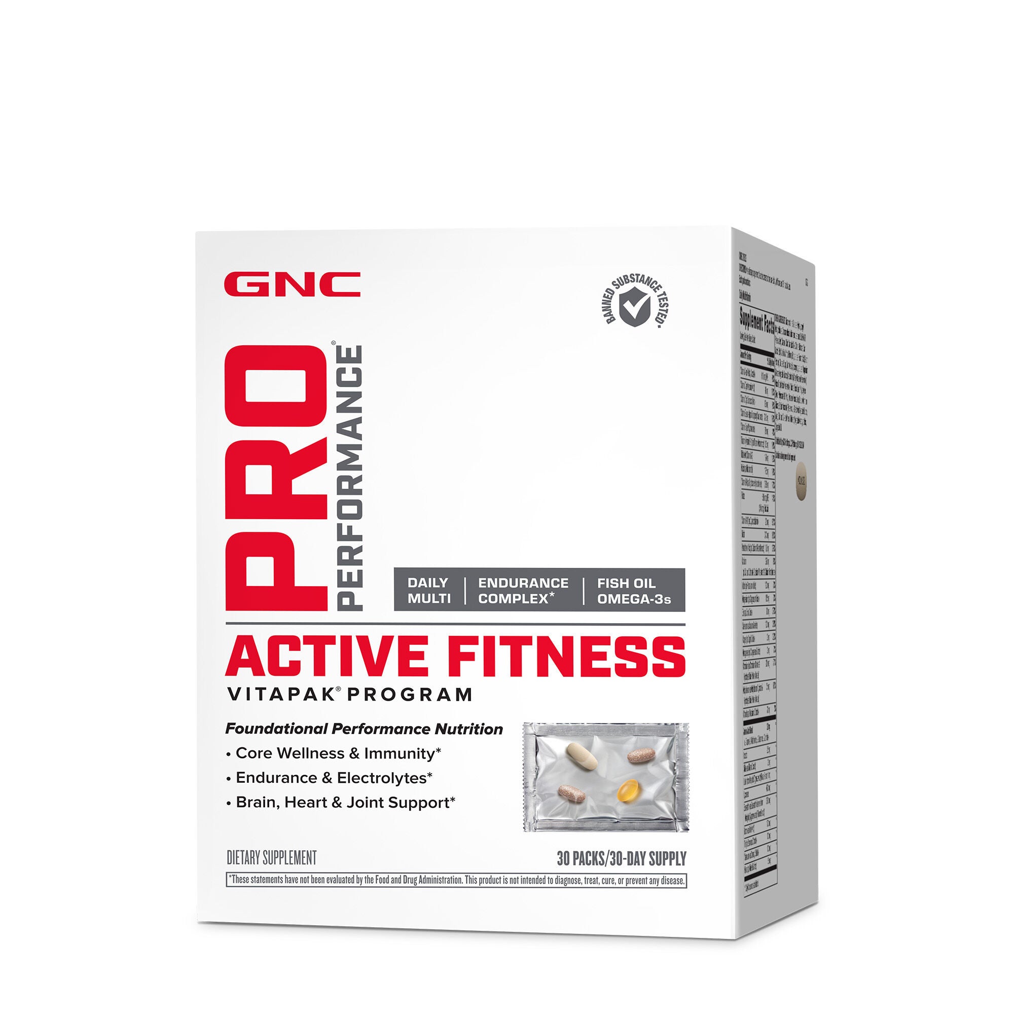 GNC Pro Performance® - Active Fitness Vitapak® Program | GNC